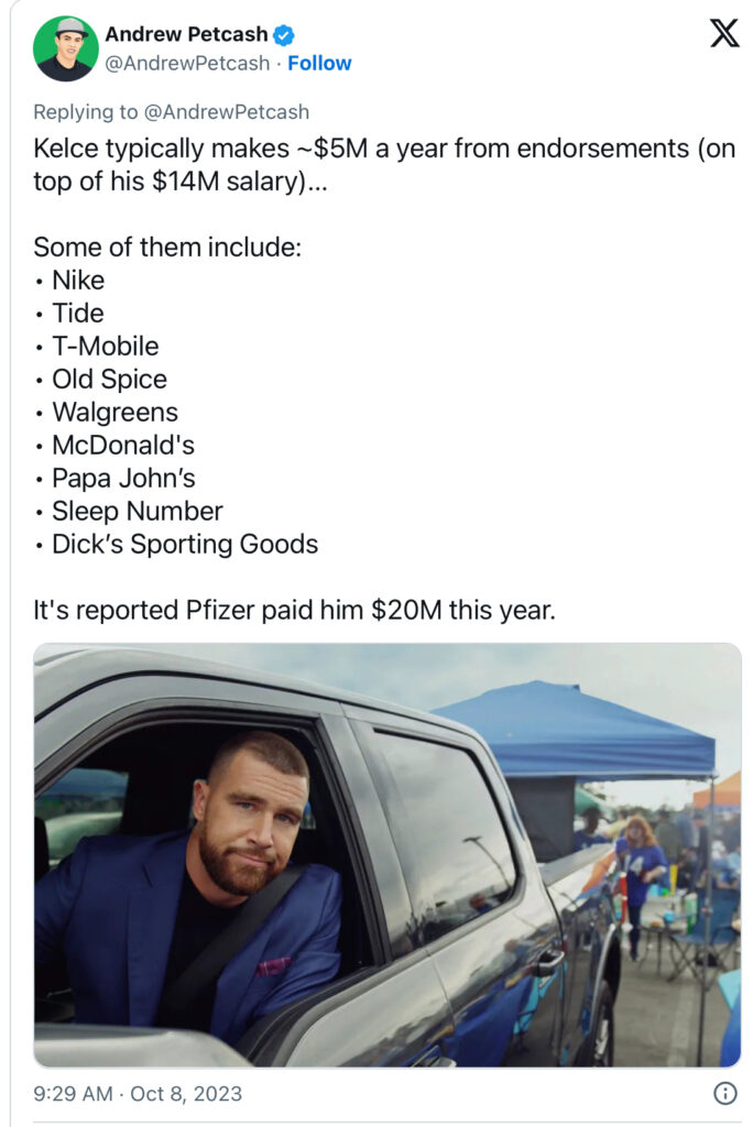 Travis Kelce and Taylor Swift plus Jason Kelce and Kylie McDevitt ...